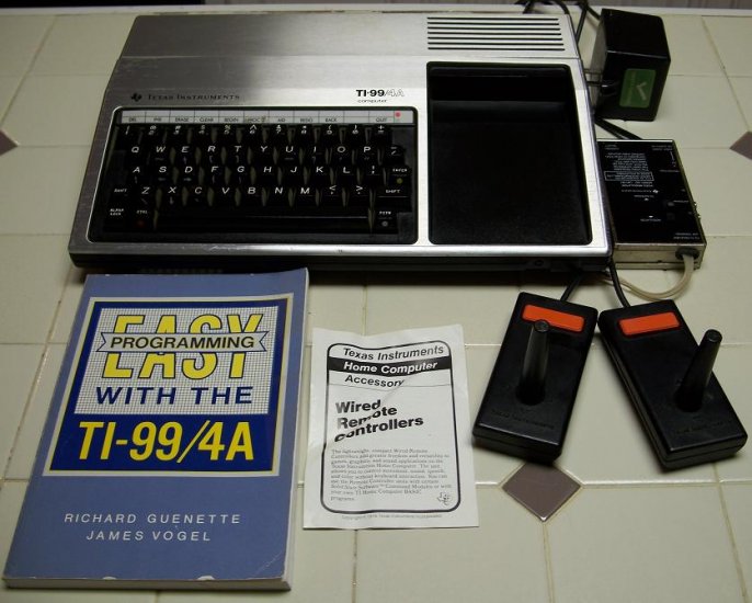 Texas Instruments TI-99/4a Computer w/35 carts +more