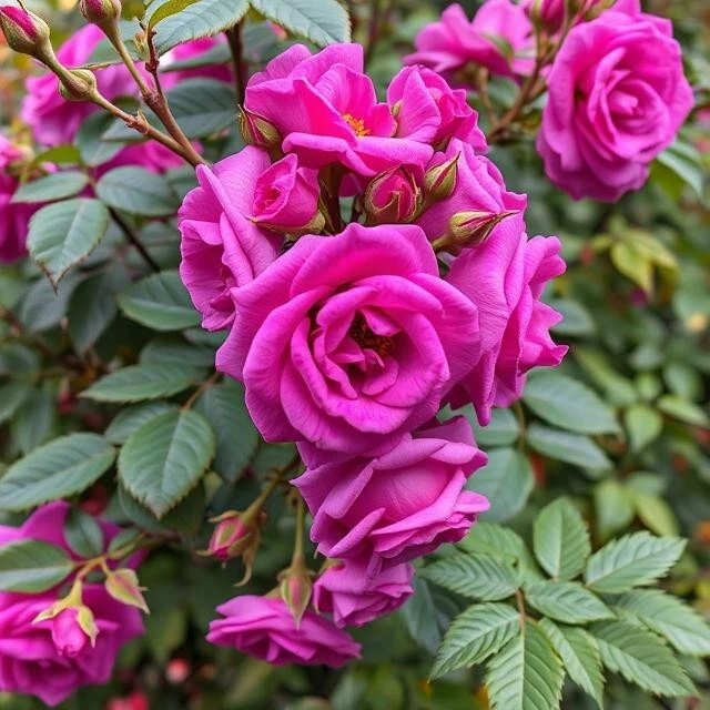 20 of Purple Climbing Rose Seeds - Rare Non-GMO Heirloom Variety for ...