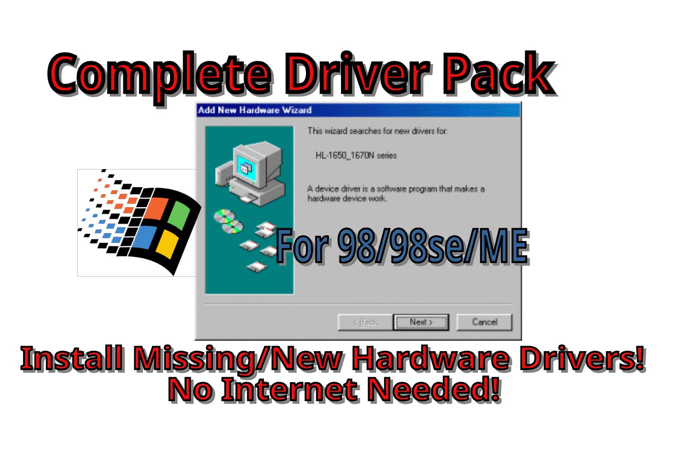 Ultimate Driverpack for Windows 95/98/ME (CD-ROM)
