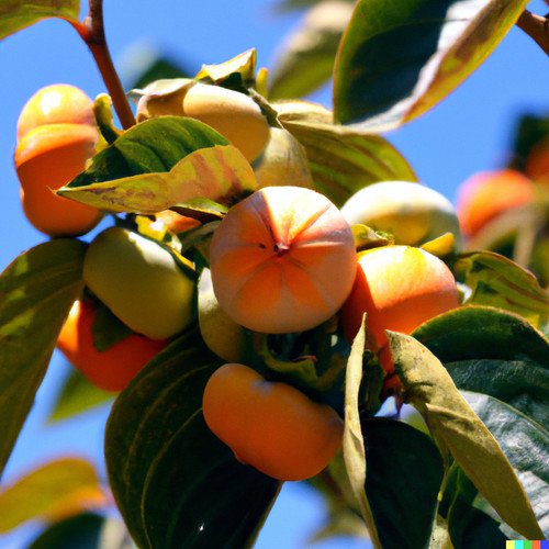 5 Common Persimmon Diospyros Virginian Native Edible Fruit Tree Seeds ...