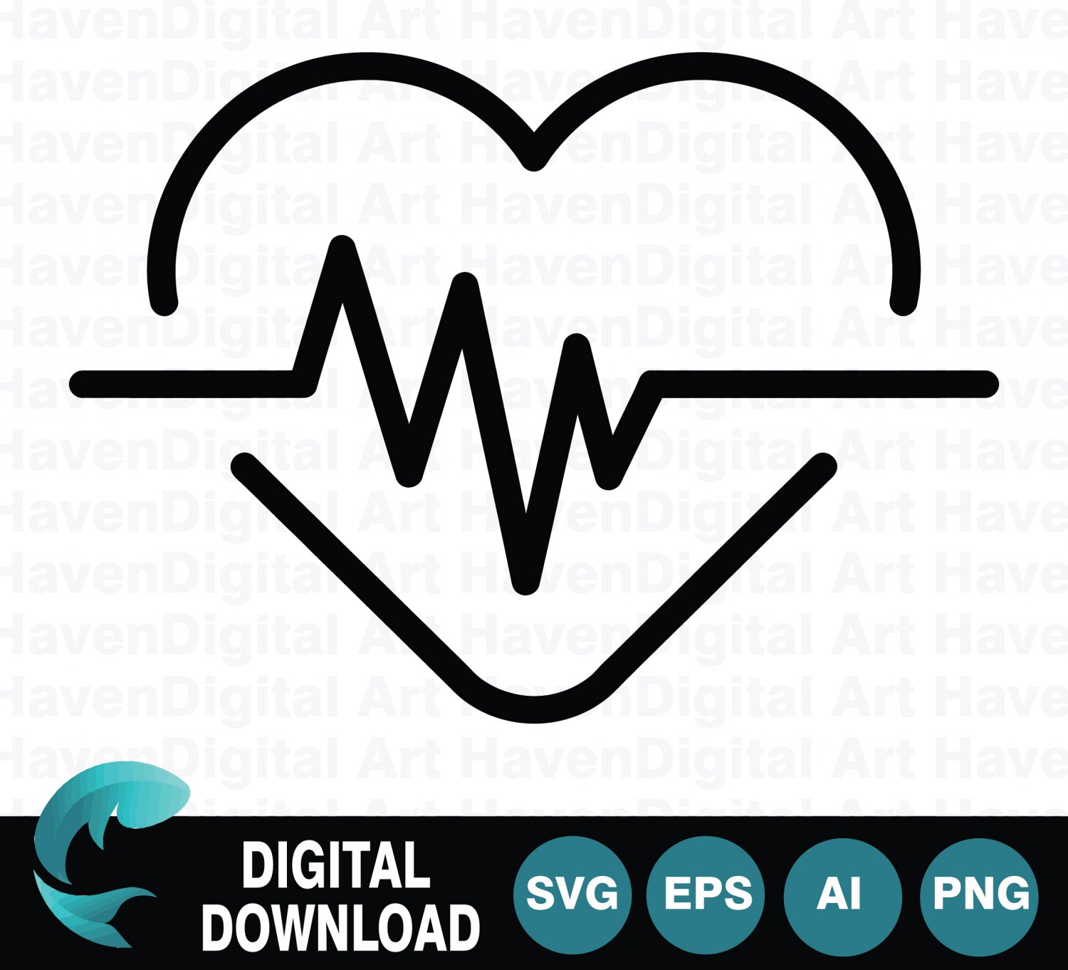 Heart Pulse SVG Icon