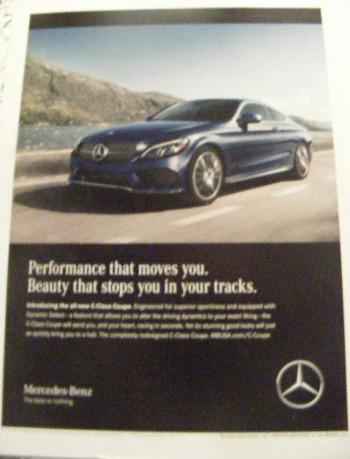 Mercedes Benz original magazine print advertisement