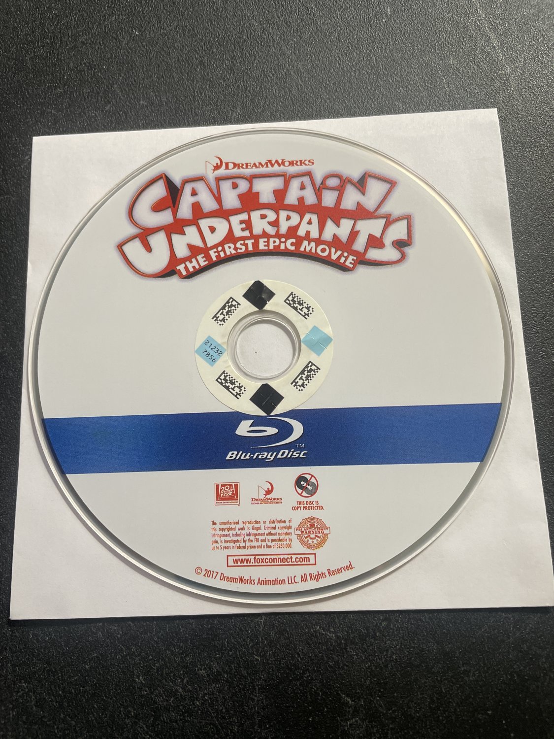 Captain Underpants: The First Epic Movie (2017 PG 1h 29m) (Blu-ray Disc ...