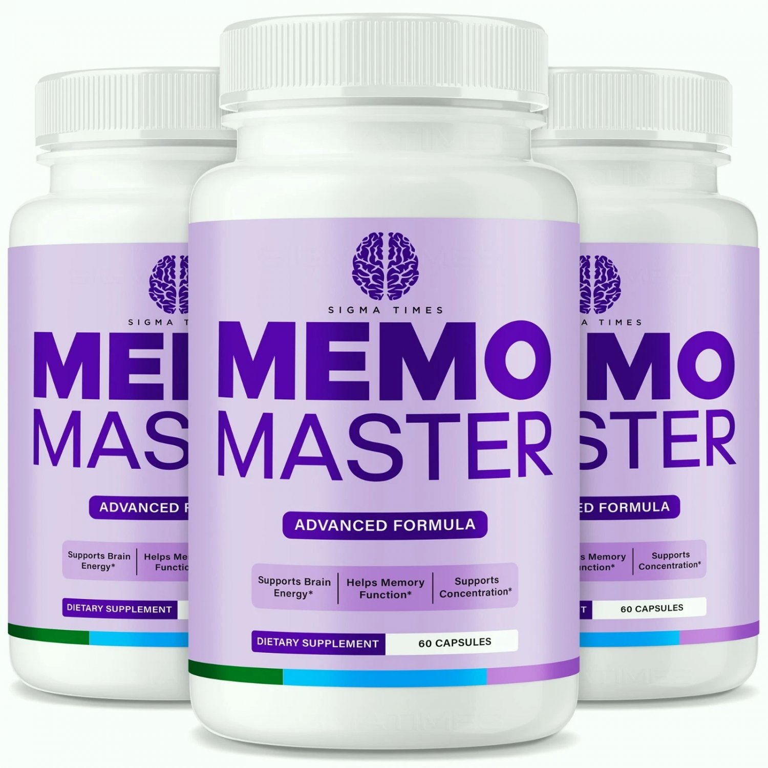Memo Master Capsules – Brain Support for Focus & Cognitive Sharpness, 3 ...