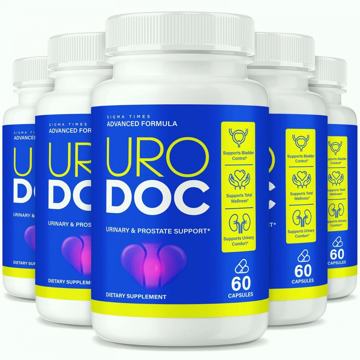 UroDoc Plus Capsules – Prostate & Urinary Support, 5-Pack