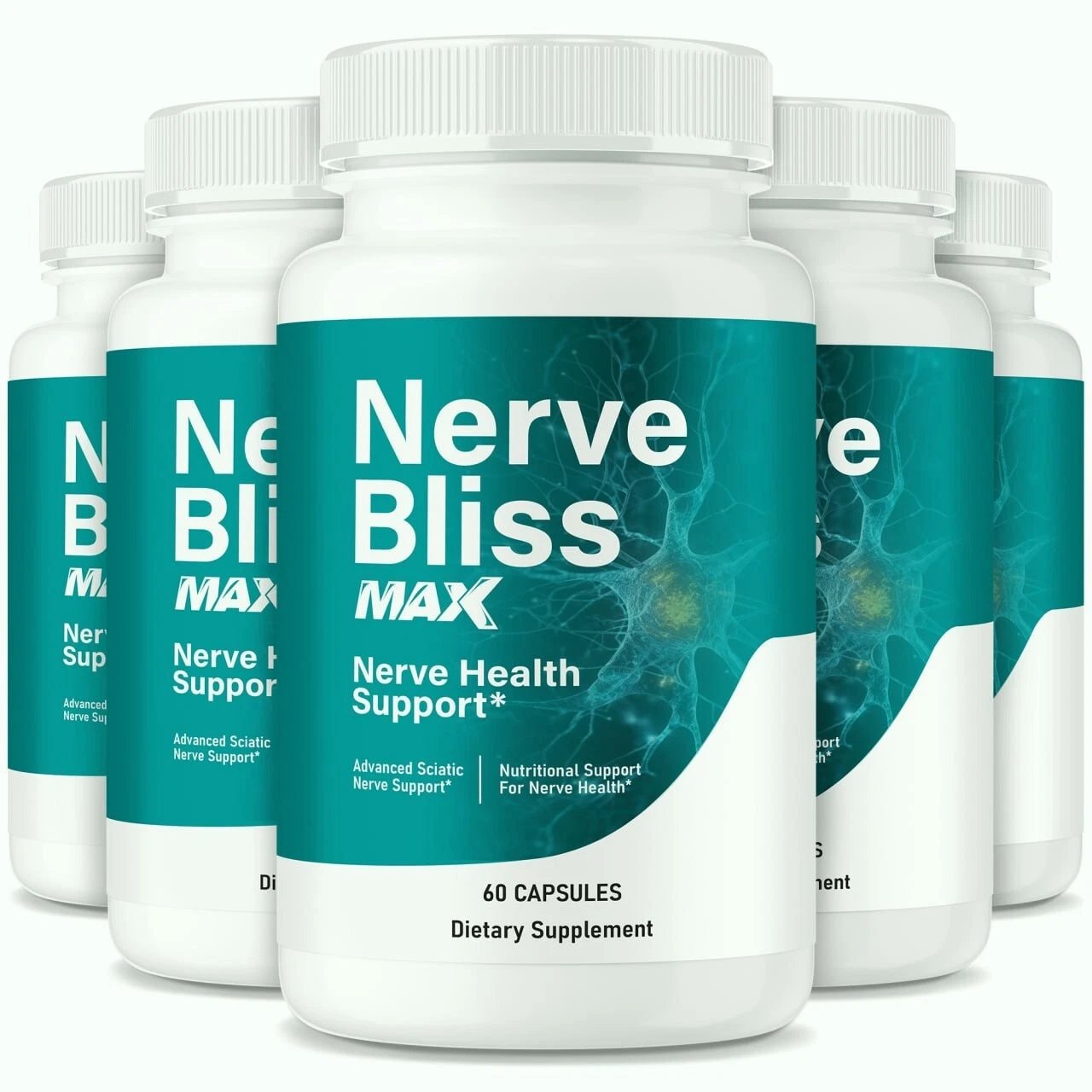 Nerve Bliss Max Capsules – Nerve Health Support Formula, 5-Pack