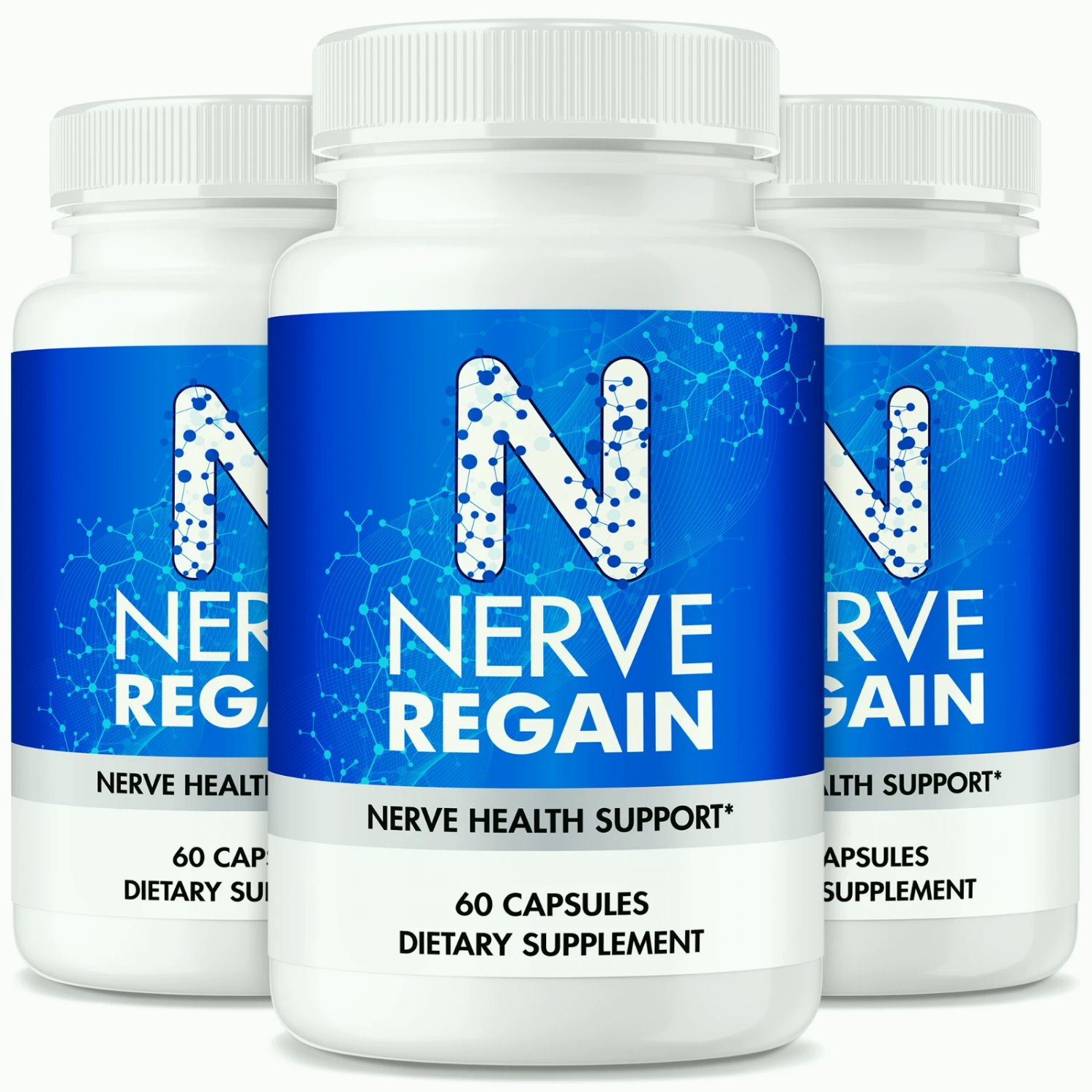 Nerve Regain Capsules – Nerve Support Formula, 3-Pack