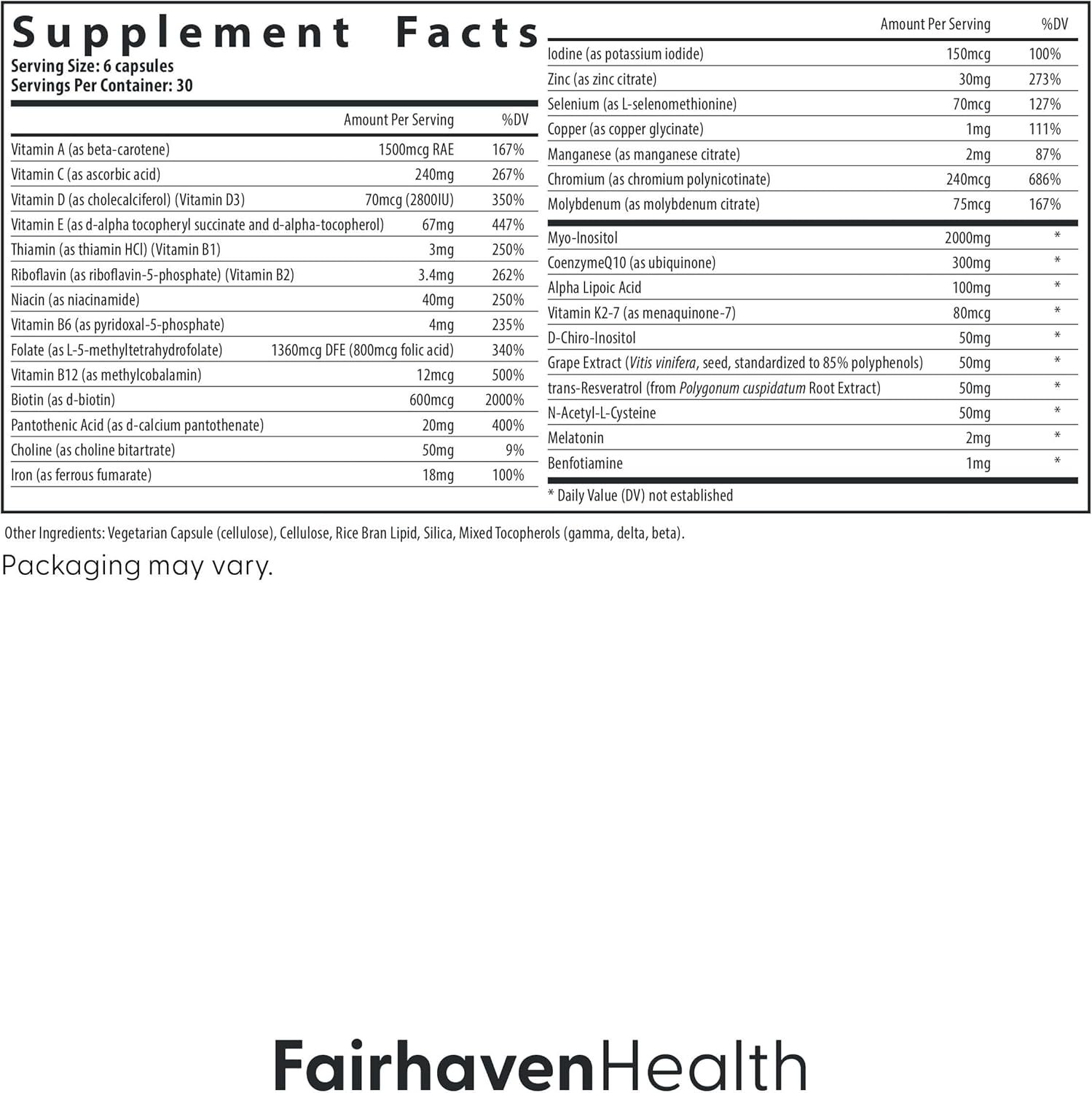 FH Pro for Women, 180 Ct – Fertility Support for Ovulation, Hormone ...