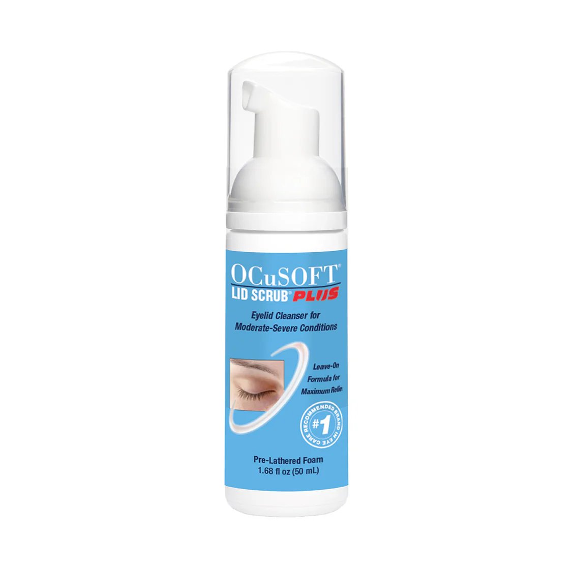 OCuSOFT Lid Scrub PLUS Foaming Eyelid Cleanser – Extra Strength Formula