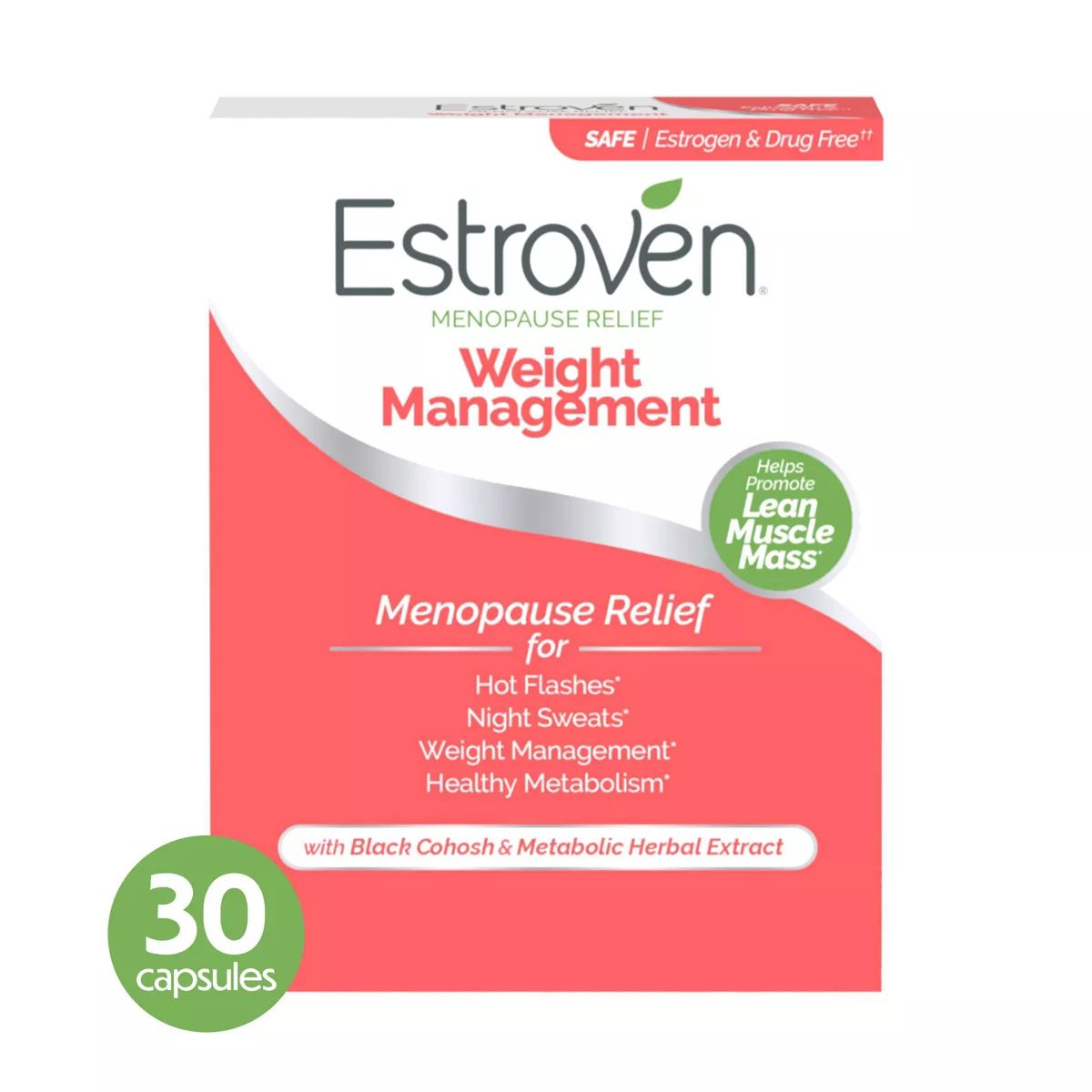 Estroven Dietary Supplement Capsules – 30 Count