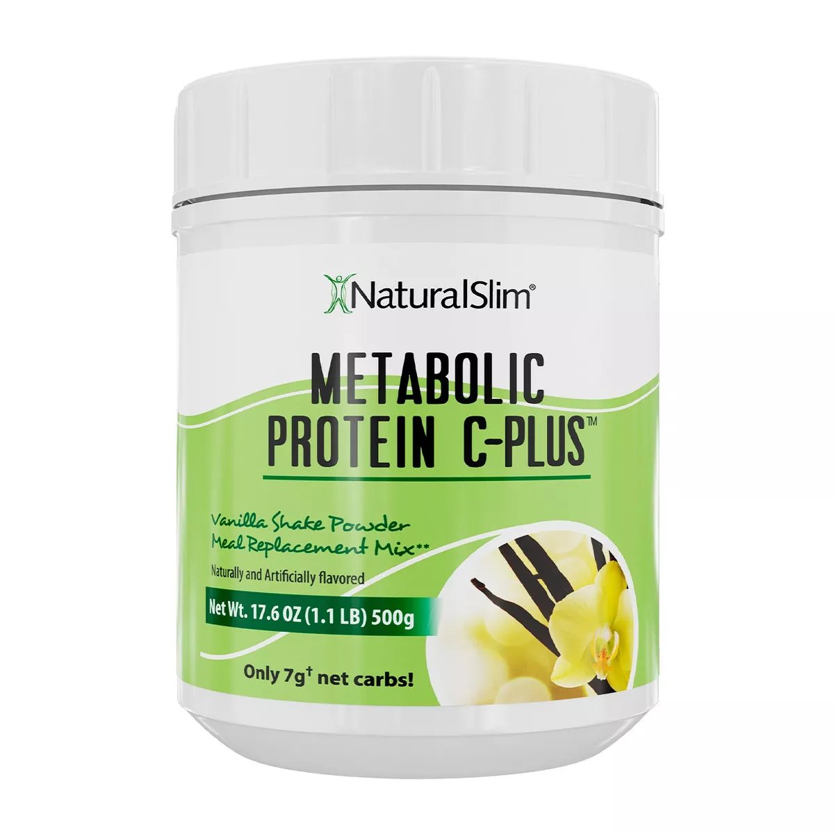 NaturalSlim Metabolic Protein C-Plus Vanilla Whey Protein Shake Powder ...
