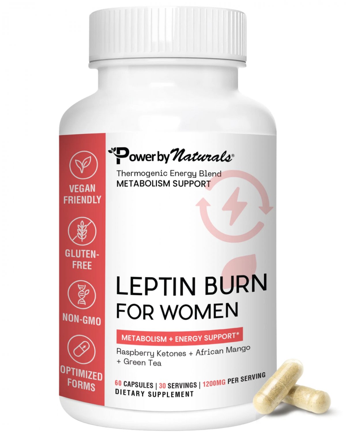 Leptin Burn Supplement – Metabolism & Energy Support, 1-Pack
