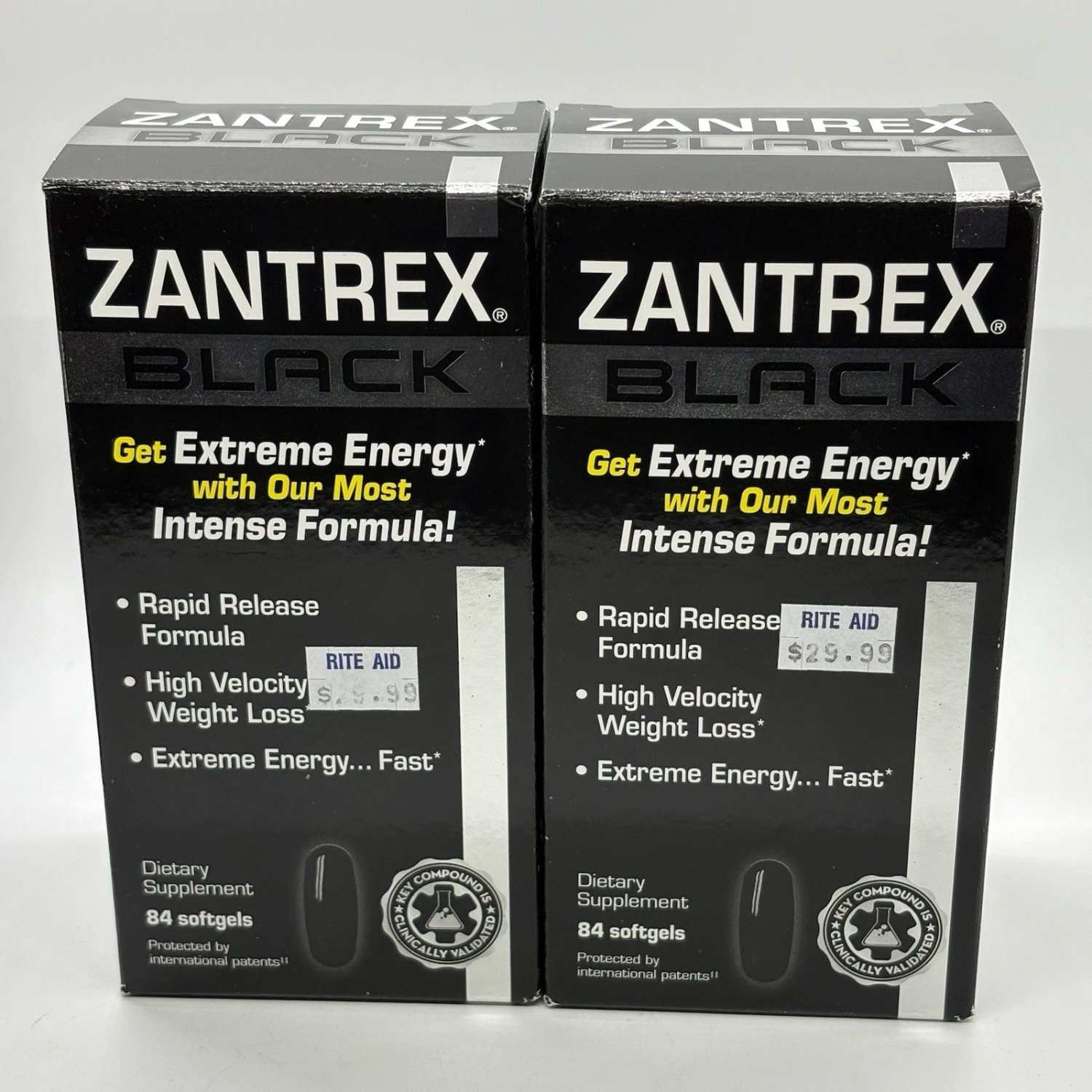 Zantrex Black Softgels – Dietary Supplement, 84 Count Each (2 Pack)