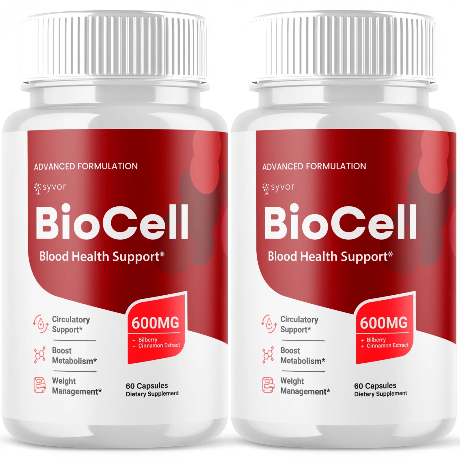 BioCell Supplement – Wellness & Glycogen Support, 120 Capsules (2 Pack)