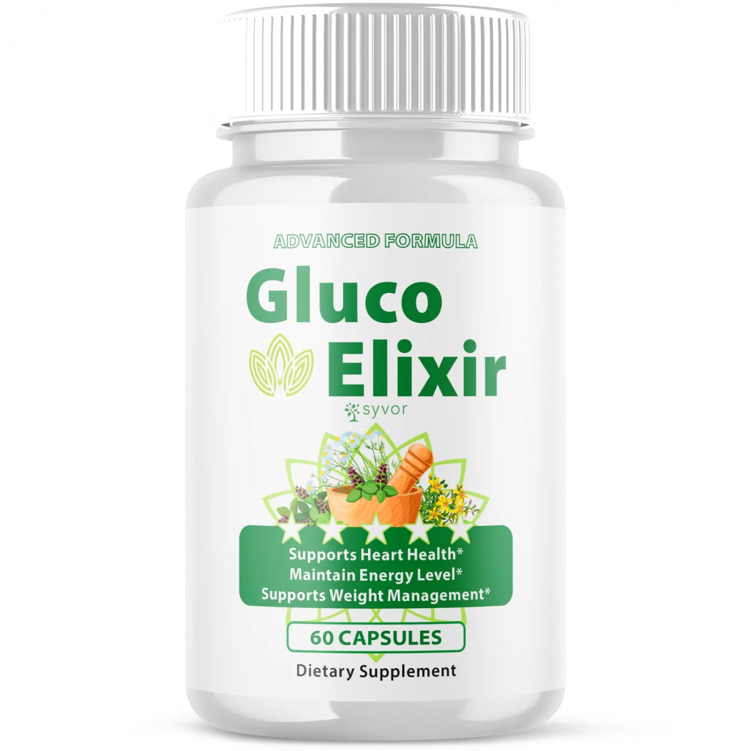 Gluco Elixir Supplement – Blood Balance Advanced Support, 60 Capsules ...