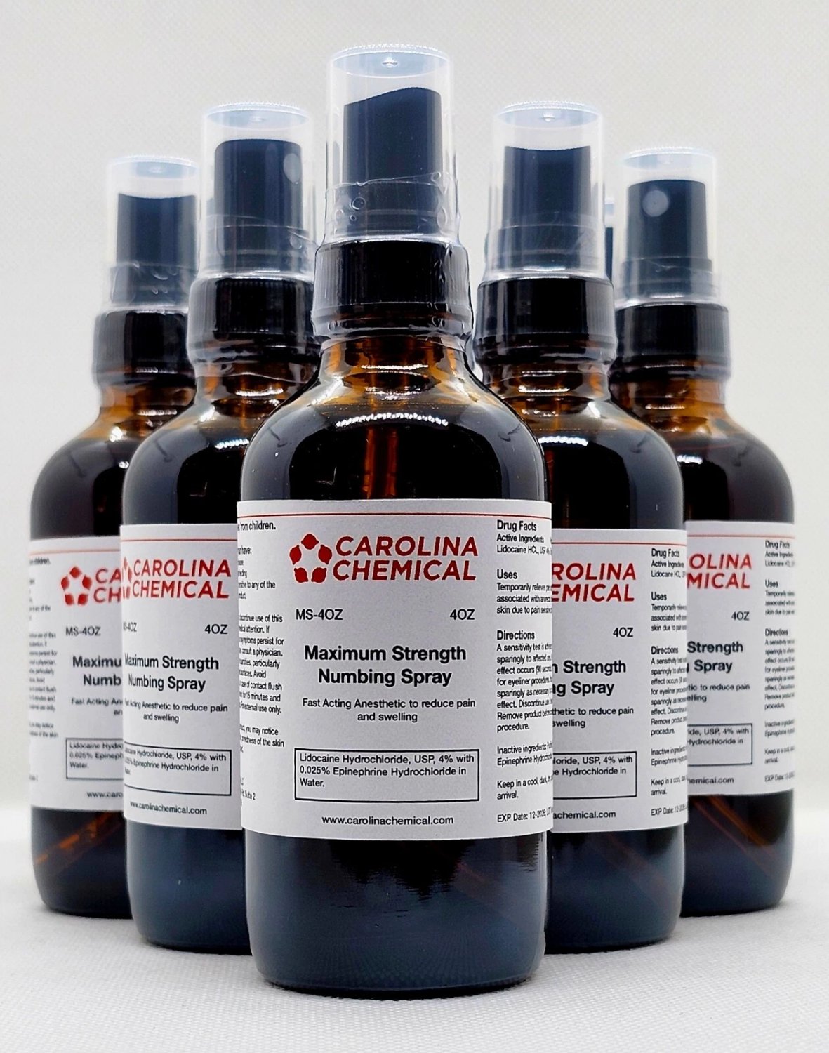 Lidocaine Numbing Spray – Maximum Strength (6 Pack)