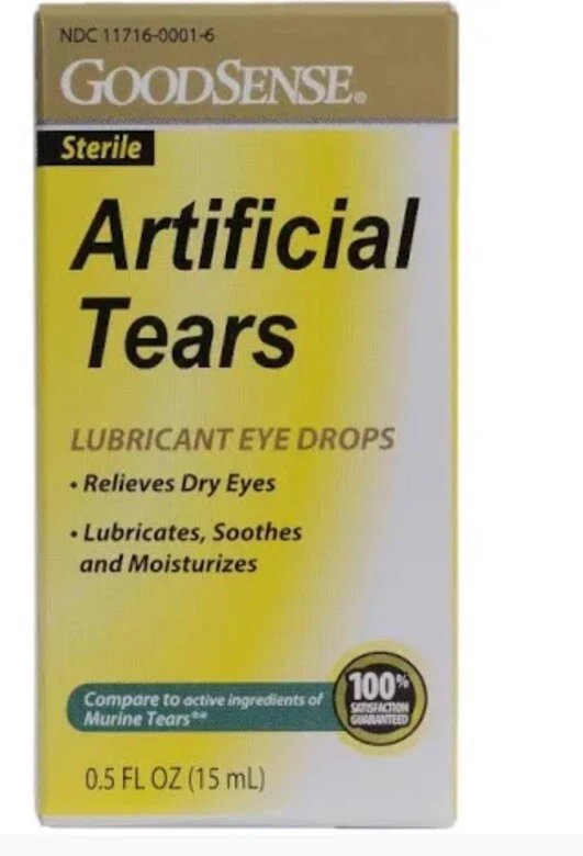 Good Sense Sterile Artificial Tears Lubricant Eye Drops Dry Eye Relief ...