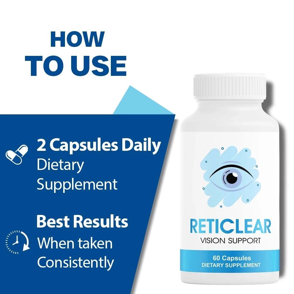 Reticlear 1 Pack – Capsules for Advanced Eye Support & Healthy Vision