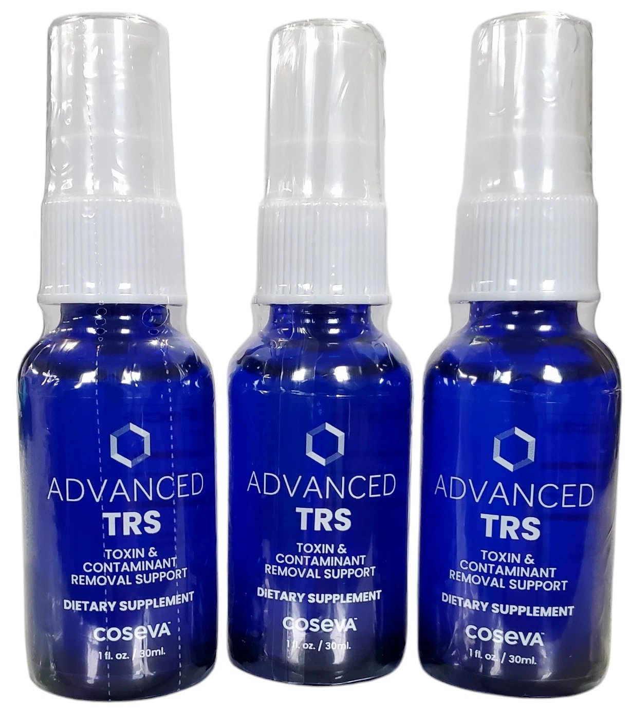 3 PACK Advanced TRS Coseva Toxin Contaminant Removal Cleanse Detox ...