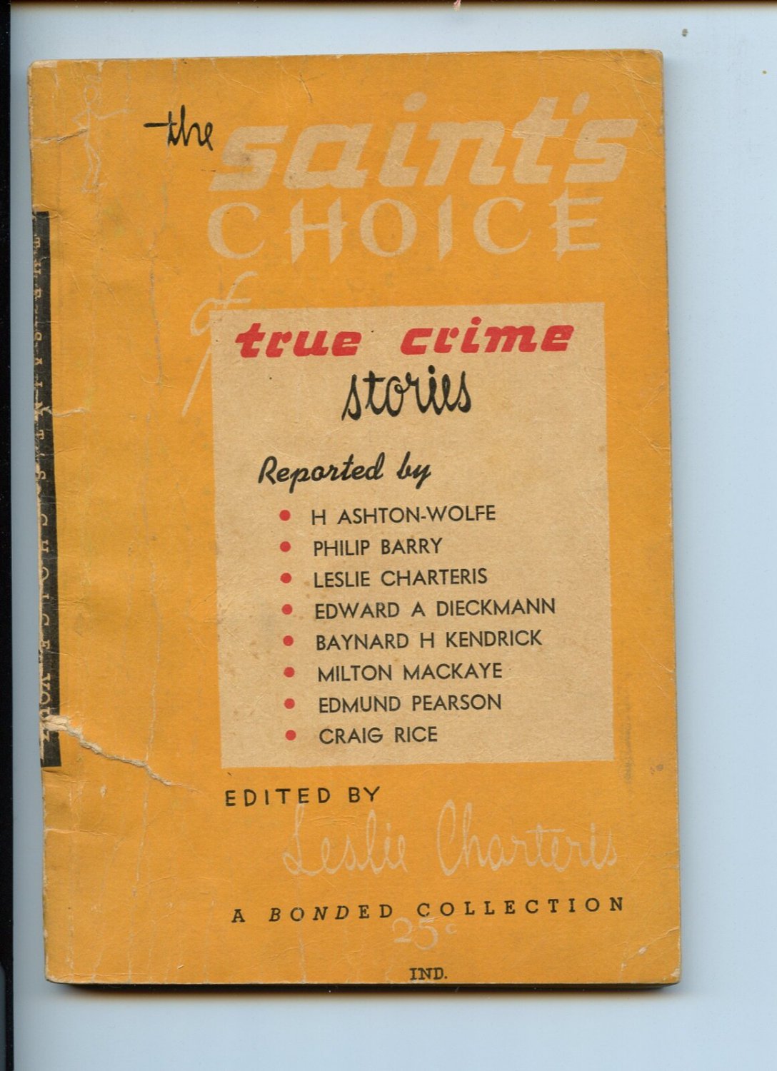 The Saint’s Choice digest magazine Craig Rice 1945 G