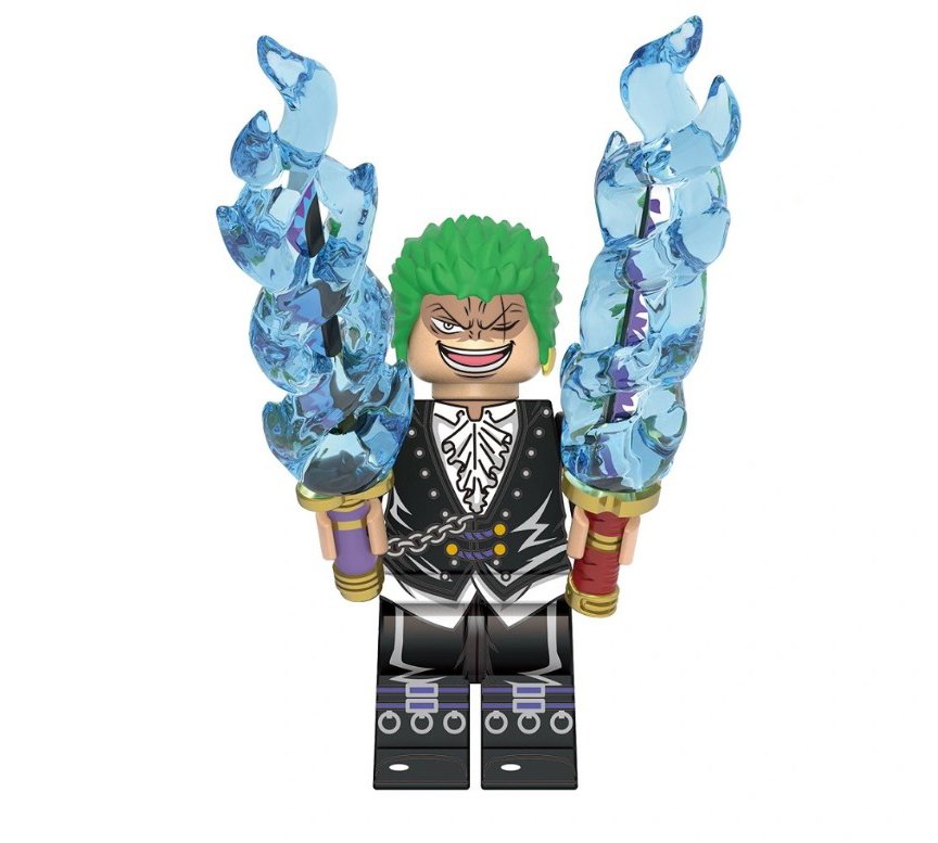 Roronoa Zoro One Piece Cartoon TV Show Anime Minifigure Custom USPS ...