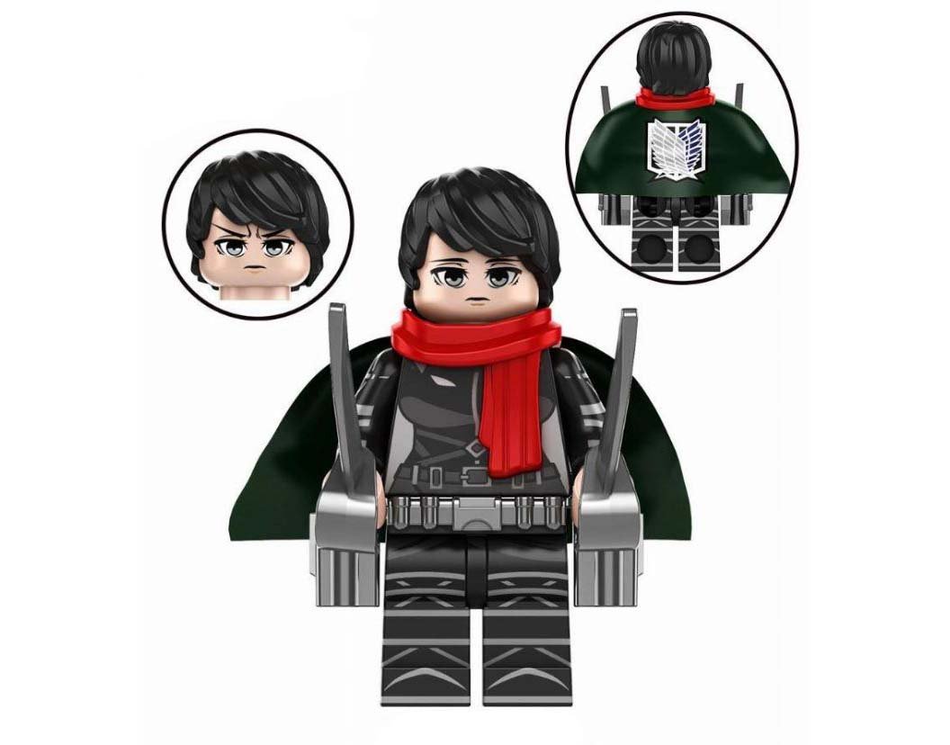 Mikasa Ackerman Attack on Titan Cartoon Anime Japanese Minifigure ...