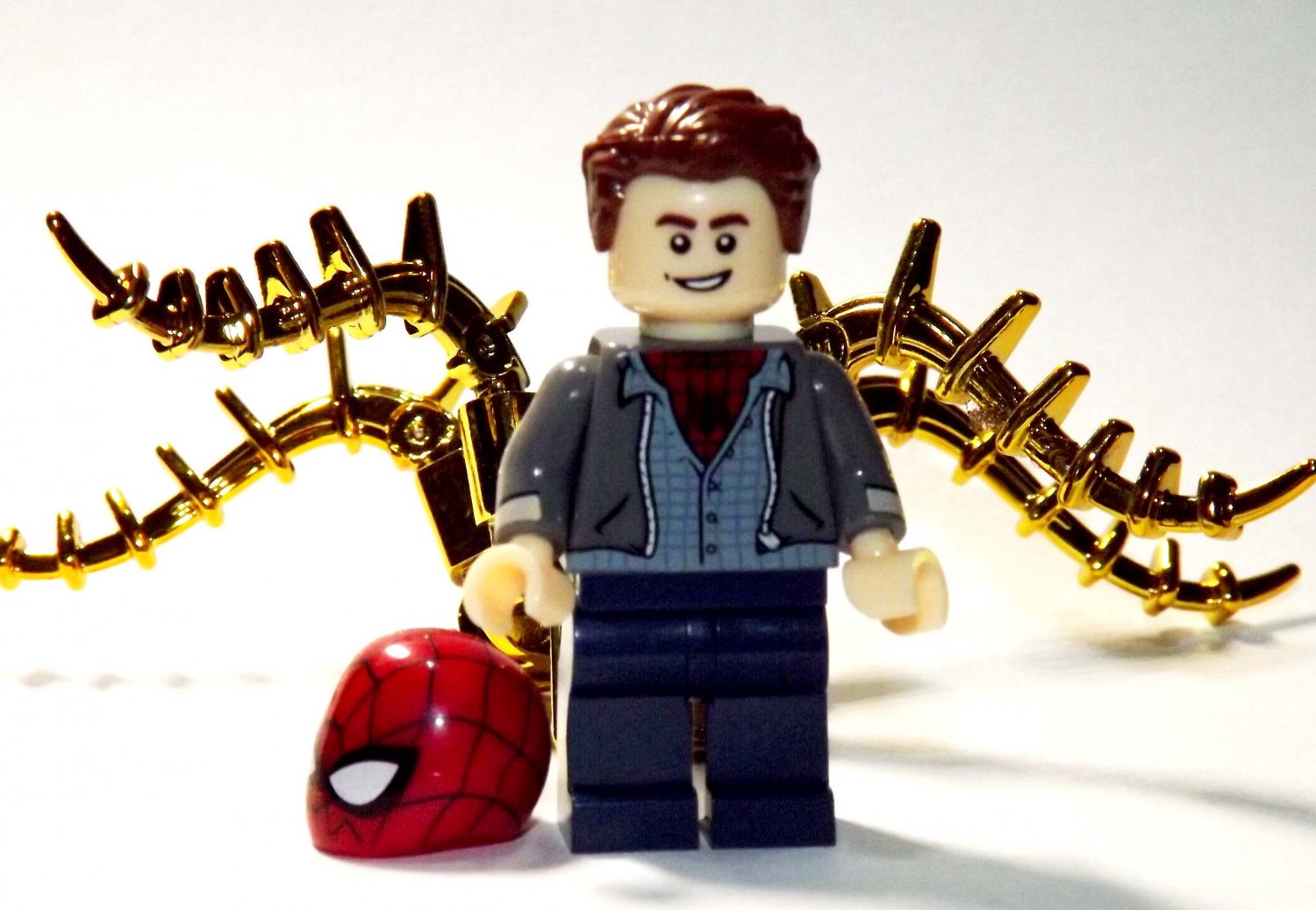 Peter Parker Iron-Spider Spider-Man Across the Spider-Verse Minifigure ...