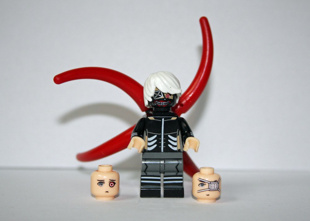 Ken Kaneki Tokyo Ghoul cartoon comic Anime Minifigure Custom USPS Shipping
