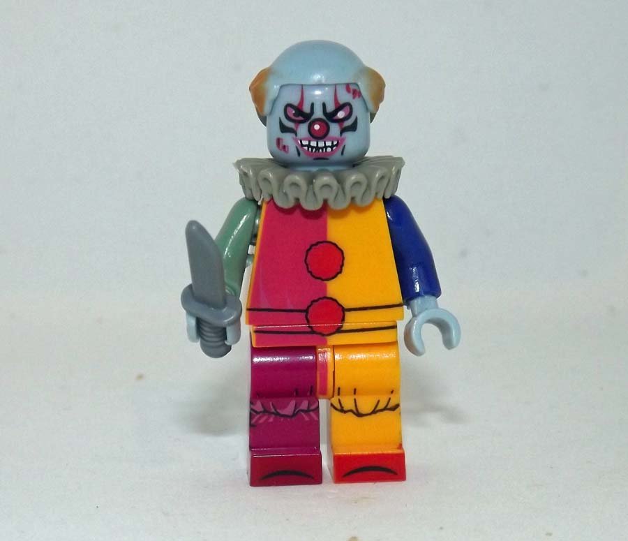Killer Clown Horror Movie Minifigure Custom USPS Shipping