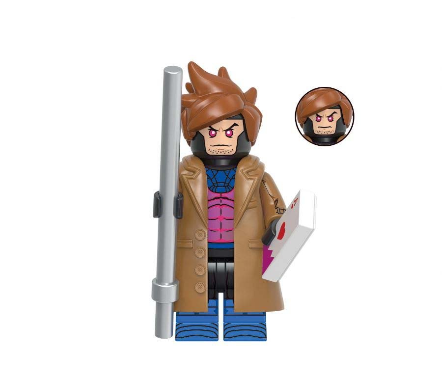 Gambit Marvel X-Men '97 Cartoon Minifigure Custom USPS Shipping