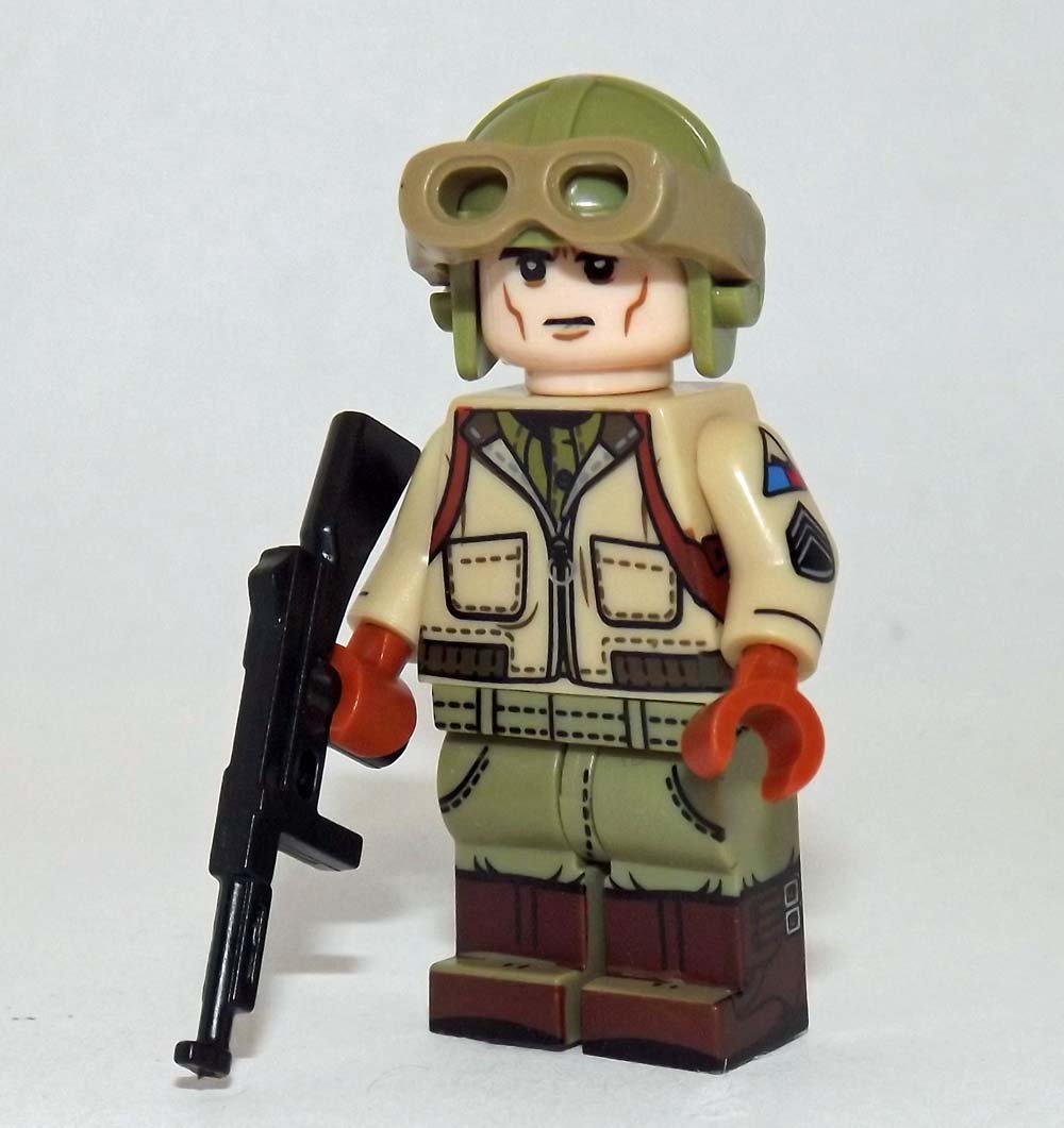 Tank Soldier D Day WW2 Patton's 3rd Army Minifigure Custom USPS Shipping