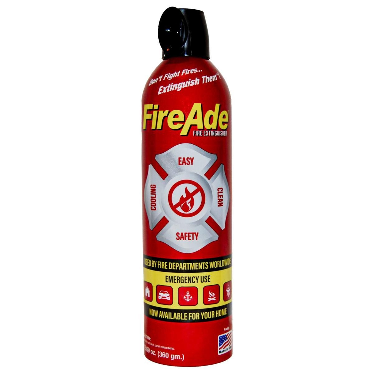 FireAde Non-Toxic Fire Extinguisher Cooling Clean Safety Spray 12.69 oz