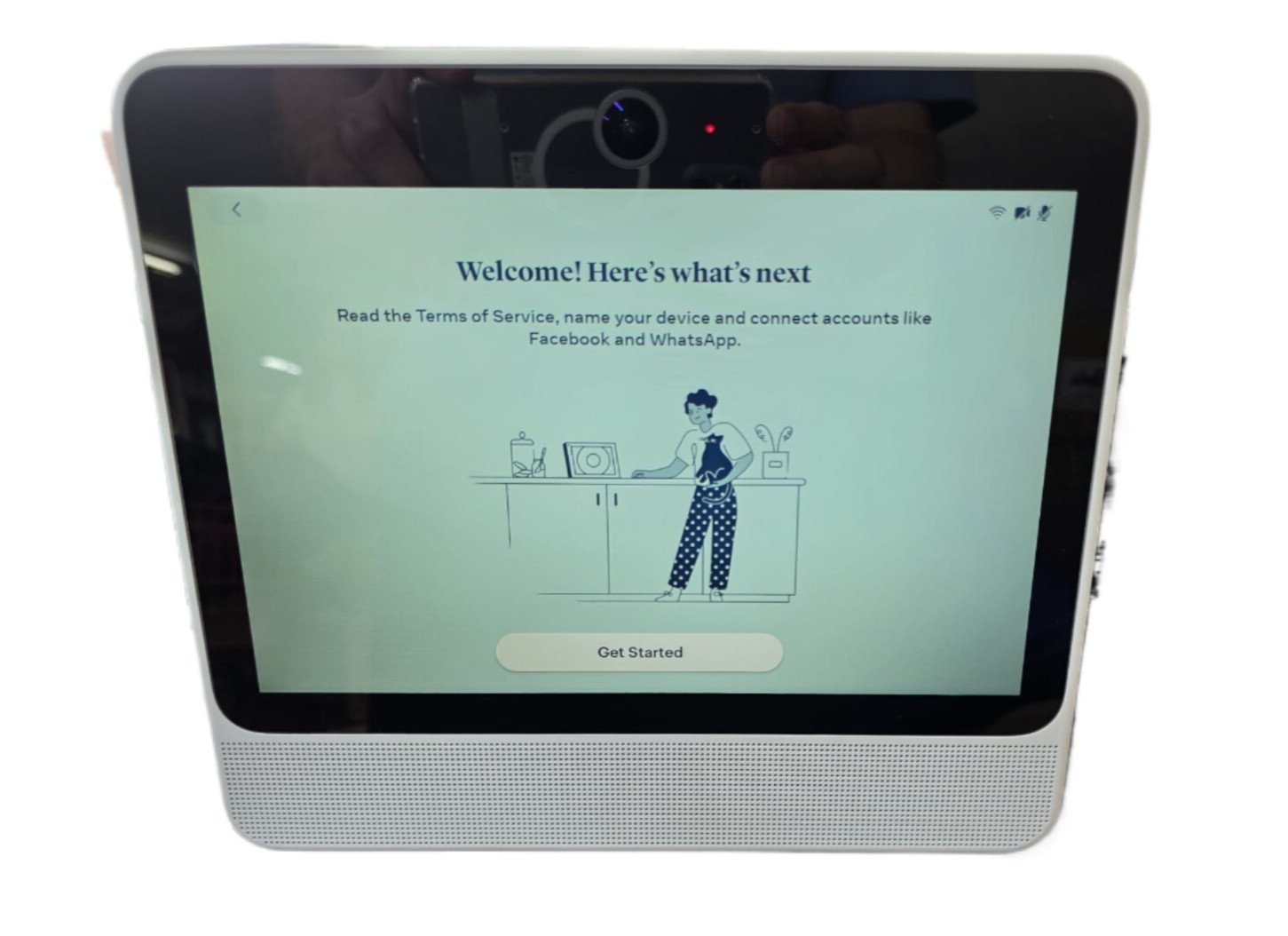 Facebook 10.1" Portal Smart with Alexa White B81AO1WUS - NOB