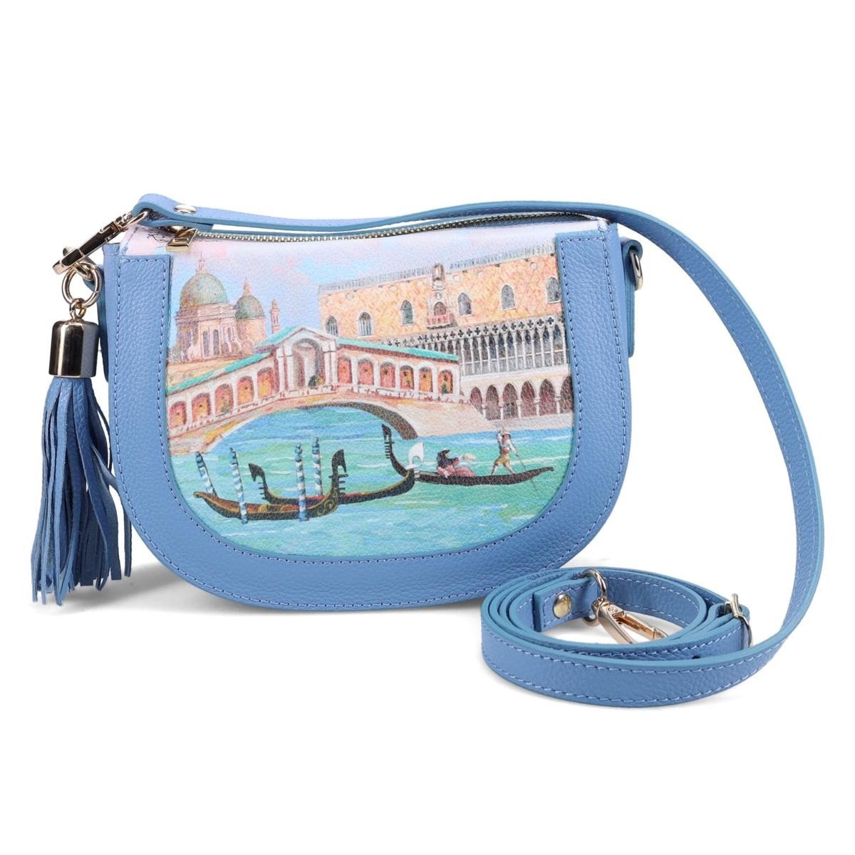 Ron White Amara Venice Leather Crossbody Saddle Bag MSRP $ 445.00 NWT