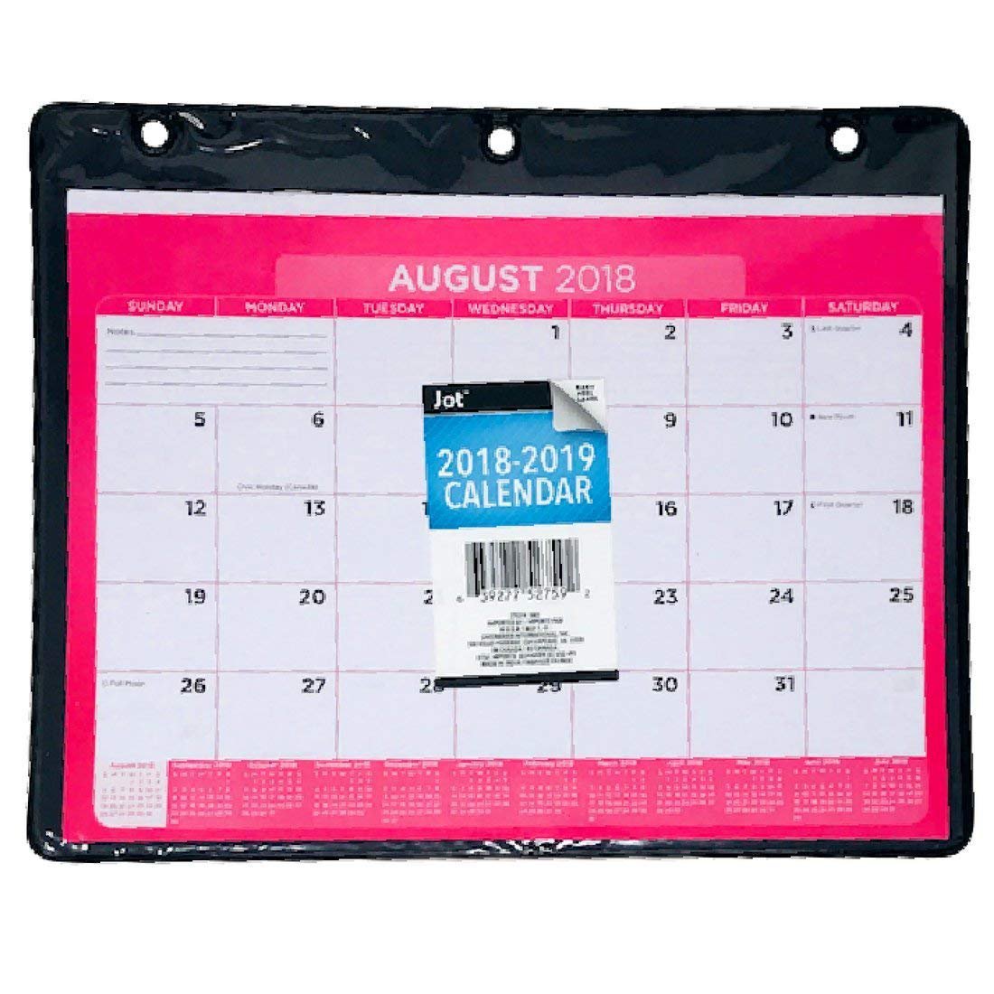 Black School Binder 2018-2019 Calendars