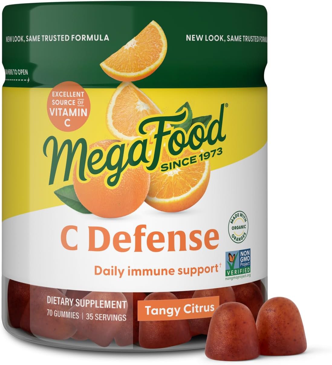 MegaFood C Defense Daily Immune Support Supplement - Chewable Vitamin C ...