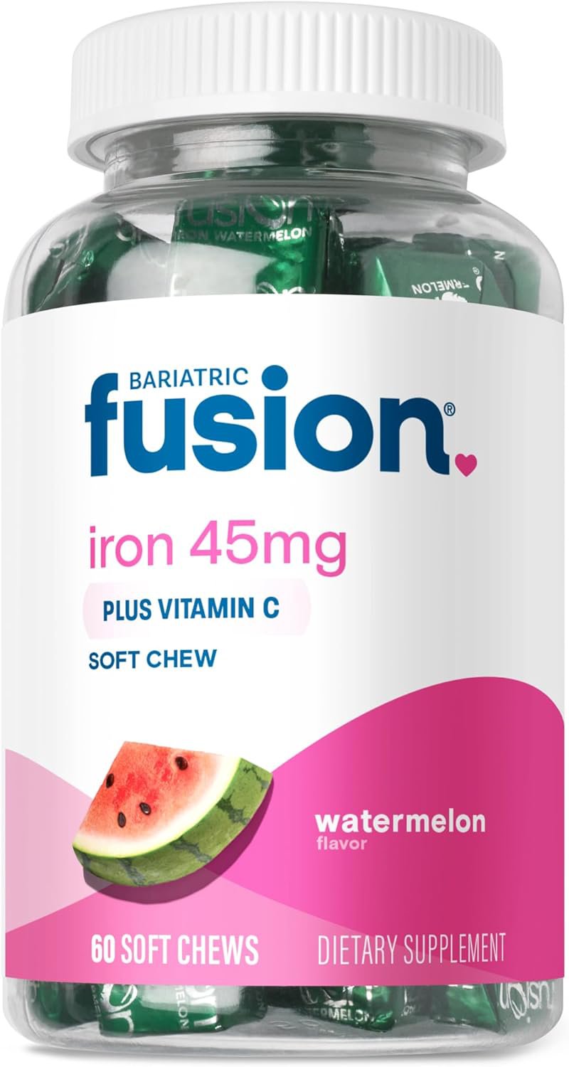 Bariatric Fusion Iron Supplement for Women Anemia | Chewable Iron with ...