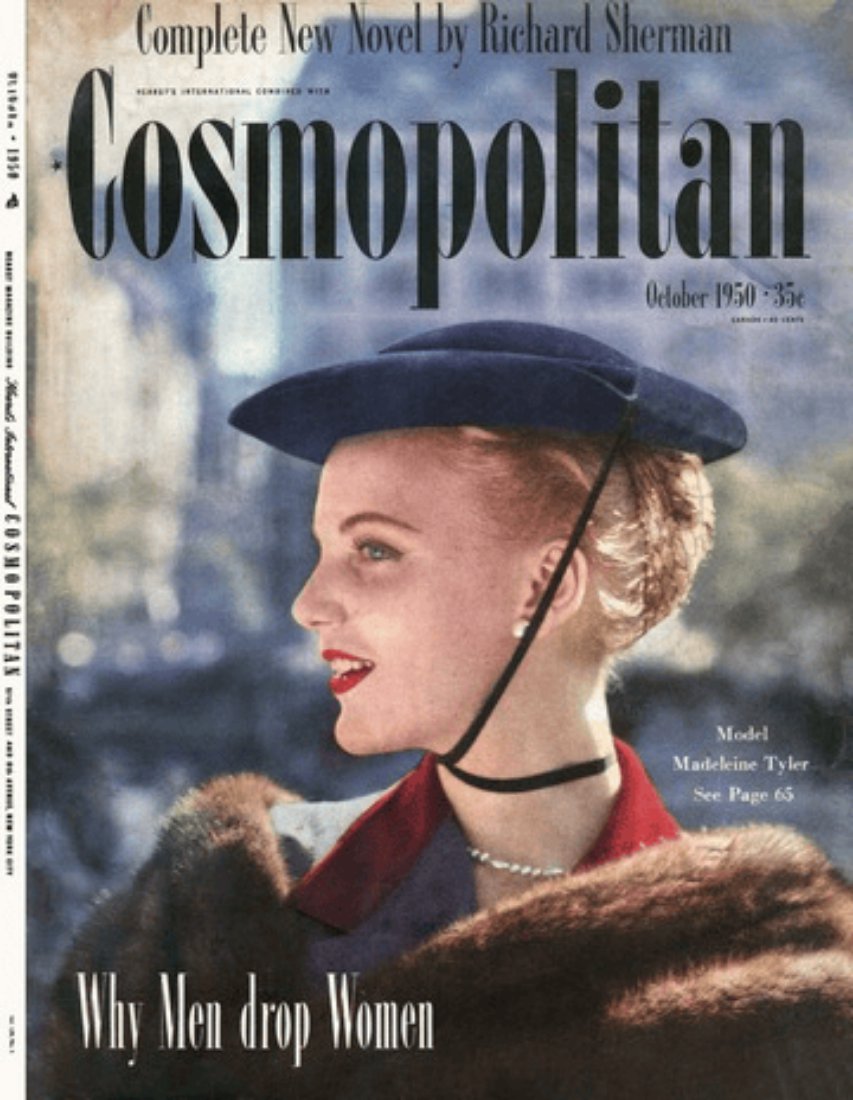 Madeleine Tyler – Cosmopolitan Magazine – October 1950 | Vintage ...