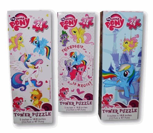 My Little Pony Tower Puzzle Pack - 24 Pieces - Assorted