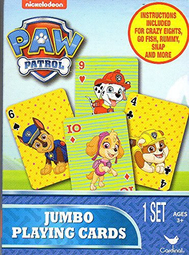 Nickelodeon PAW Patrol - Jumbo Playing Cards