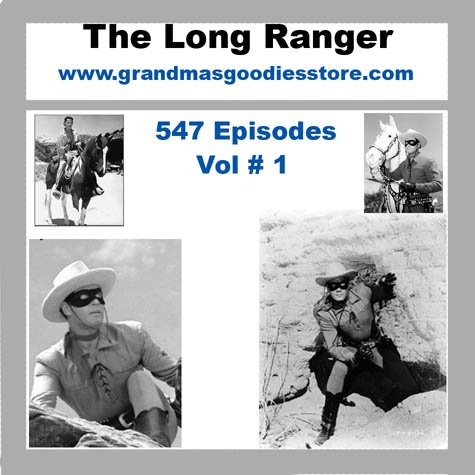 OLD TIME RADIO SHOWS LONE RANGER 547 EPISODES VOL # 1 OTR