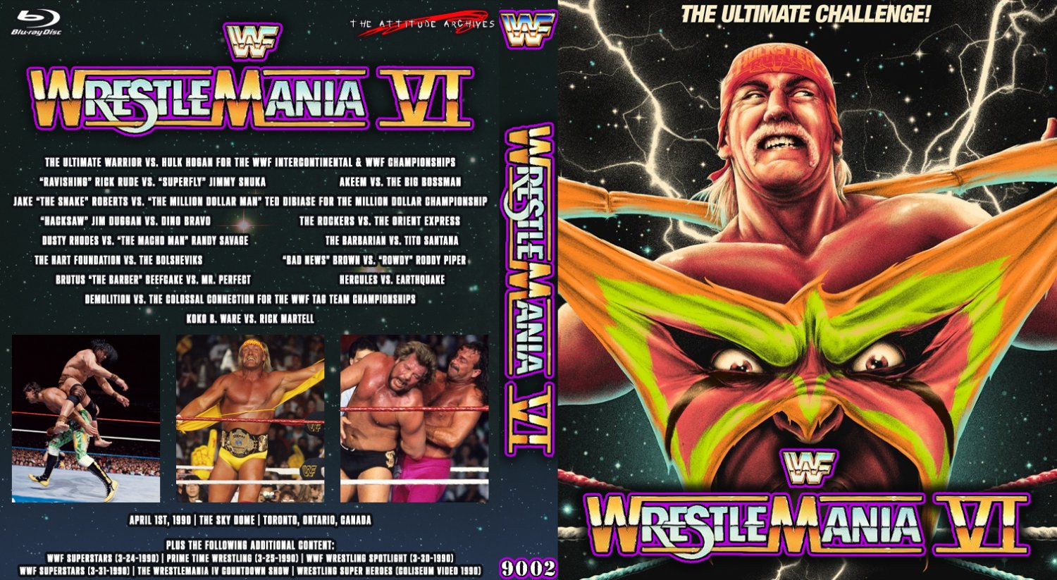 WWF Wrestlemania 6 (1990) Blu Ray