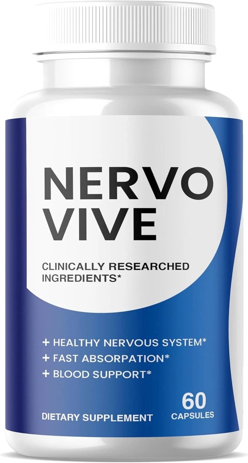 Nervo Vive Fast Absorption & Healthy Nervous System Supplements - (60 ...
