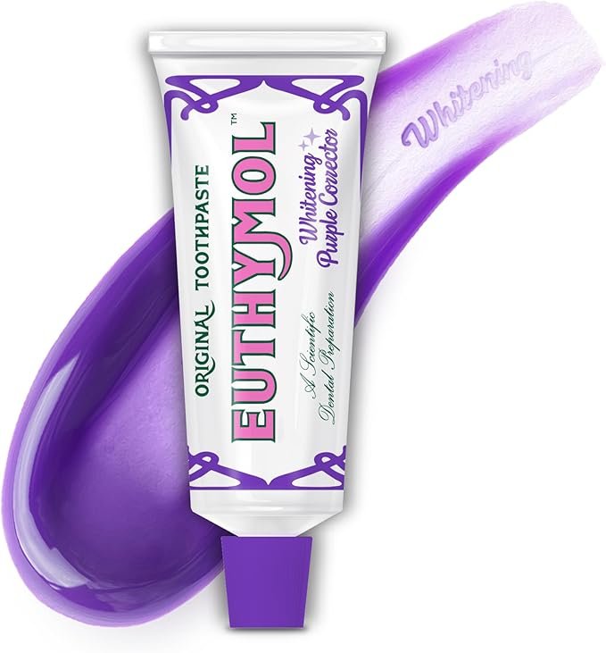 Euthymol Purple Whitening Toothpaste (3.7 fl oz) – for Yellow ...