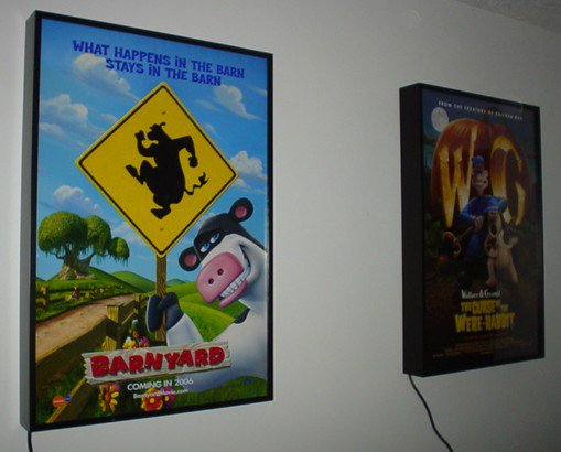 LIGHTED MOVIE POSTER FRAME BACKLIT LIGHTBOX FRAME THEATER SIGNAGE ...