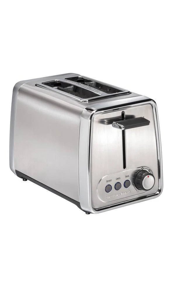 Hamilton Beach Modern Chrome 2-Slice Toaster - 22785: Stainless Steel ...