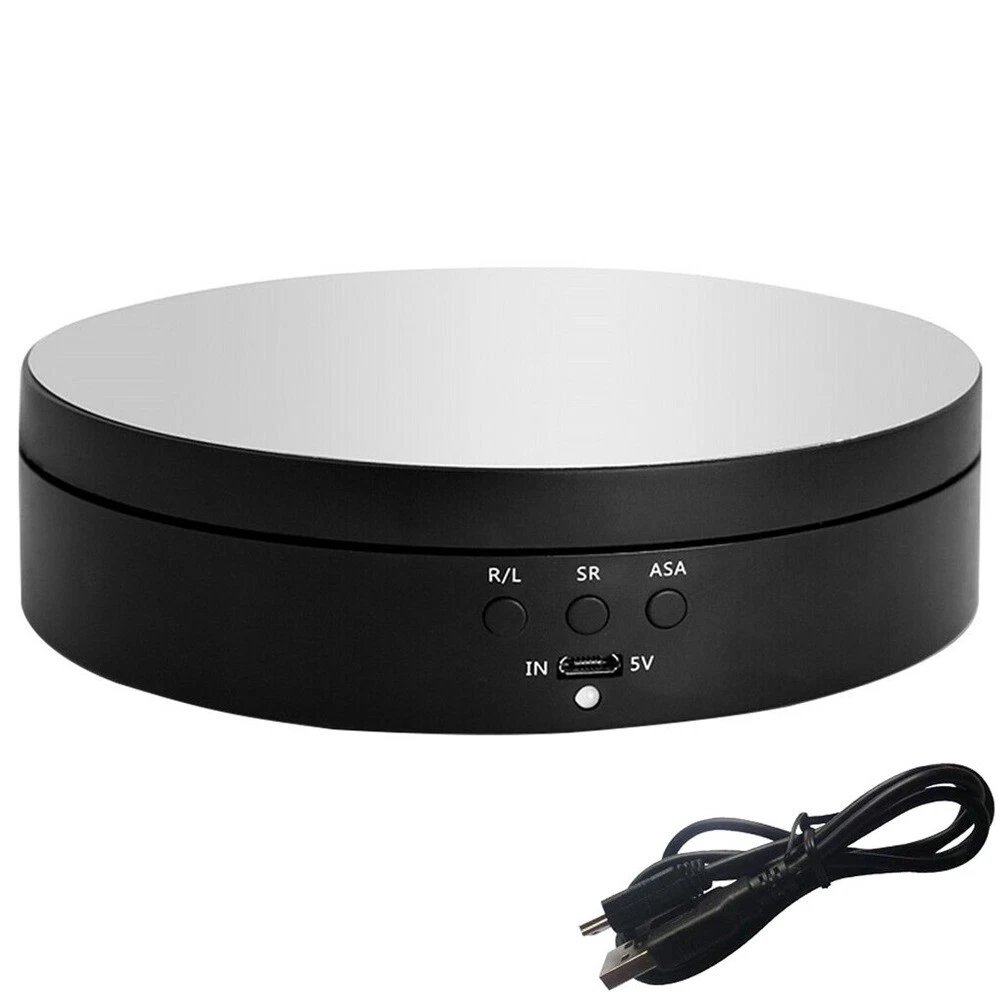 360° Electric Motorized Rotating Display Stand Jewelry Photography Show ...