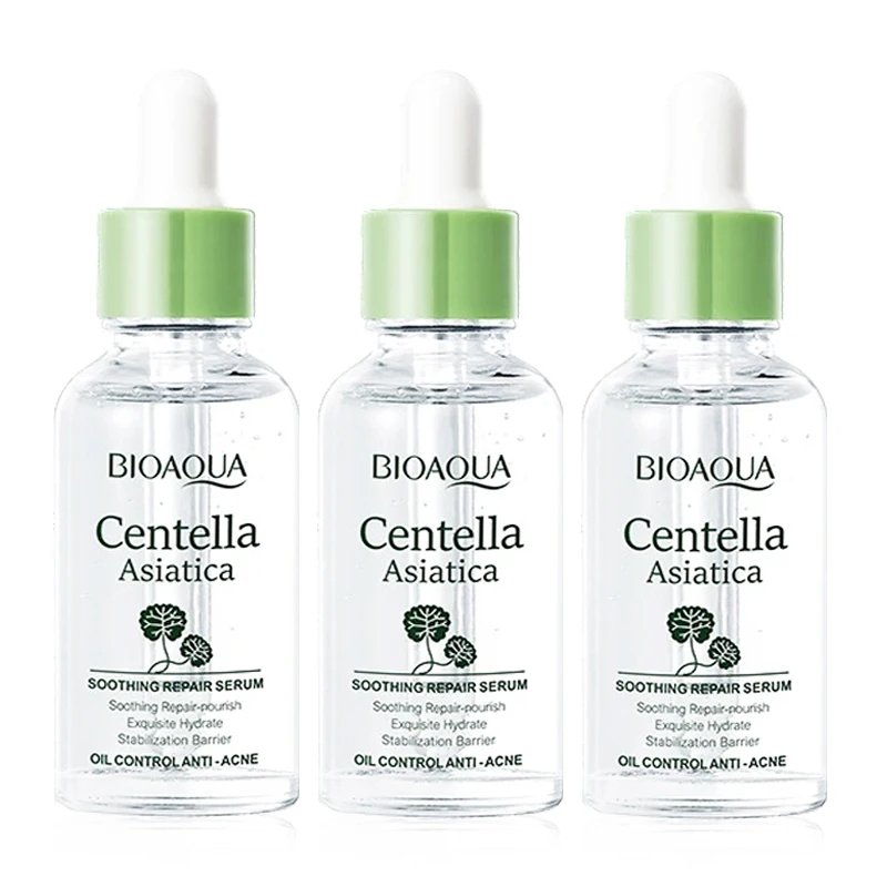 1/2/3pcs BIOAQUA Centella Asiatica Face Serum skincare Facial Essence Moisturizing