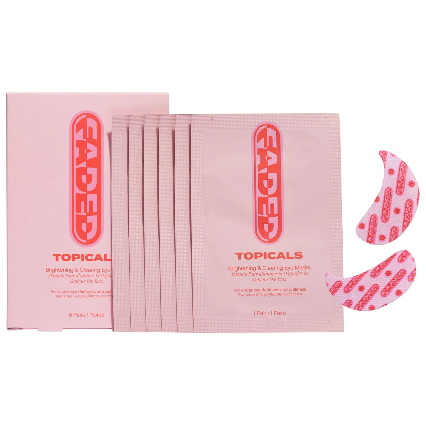 Topicals Faded Under Eye Brightening & Clearing Masks – Depuffing ...