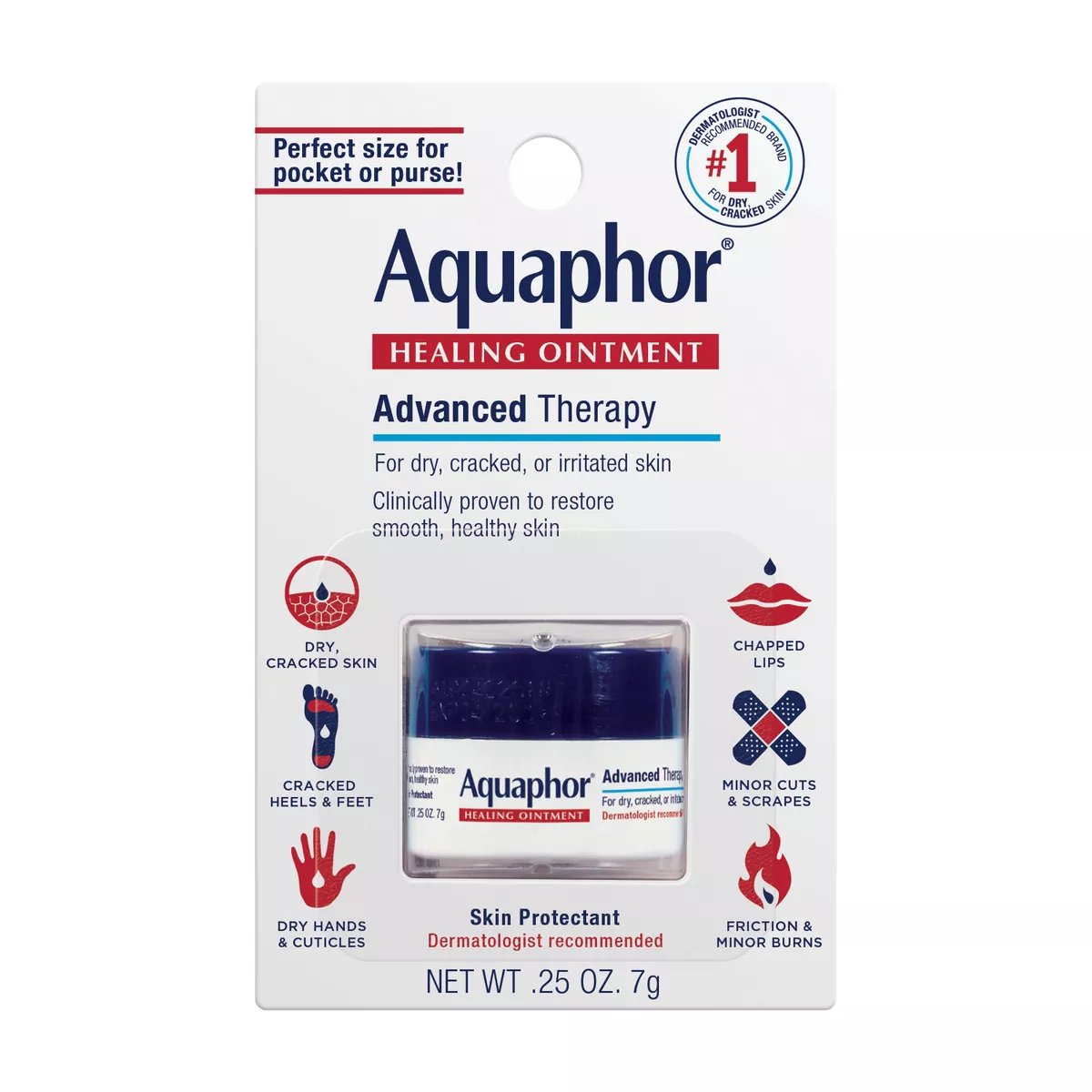 Aquaphor Healing Ointment Skin Protectant Advanced Therapy Moisturizer ...